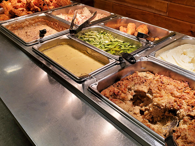 Weekend warriors, take note: this buffet isn't playing around. Load up your plate with homestyle favorites that grandmother would approve of.