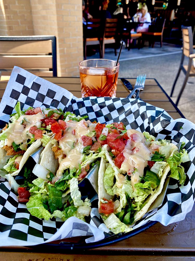 Fish tacos that bring coastal vibes to the Midwest &ndash; crisp, fresh, and served with a side of "why can't all tacos taste this good?"