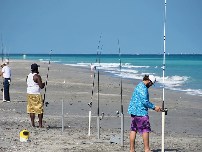 Fishing at its finest &ndash; where patience meets possibility on Hobe Sound's uncrowded shores.