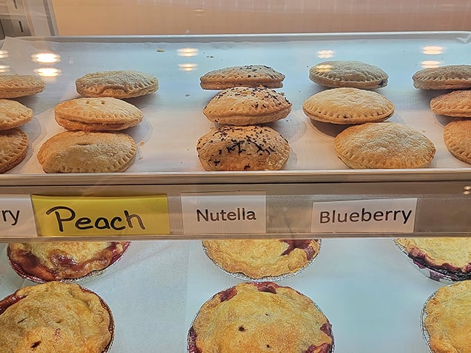 Decisions, decisions! From classic fruit fillings to decadent Nutella, these hand-crafted pies aren't just desserts &ndash; they're edible works of art waiting to change your life.