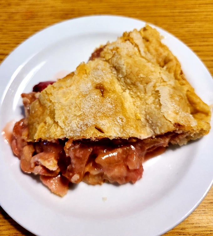 This isn't just rhubarb pie&mdash;it's summer sunshine captured in a flaky crust, the perfect balance of sweet and tart that makes your taste buds do a happy dance.