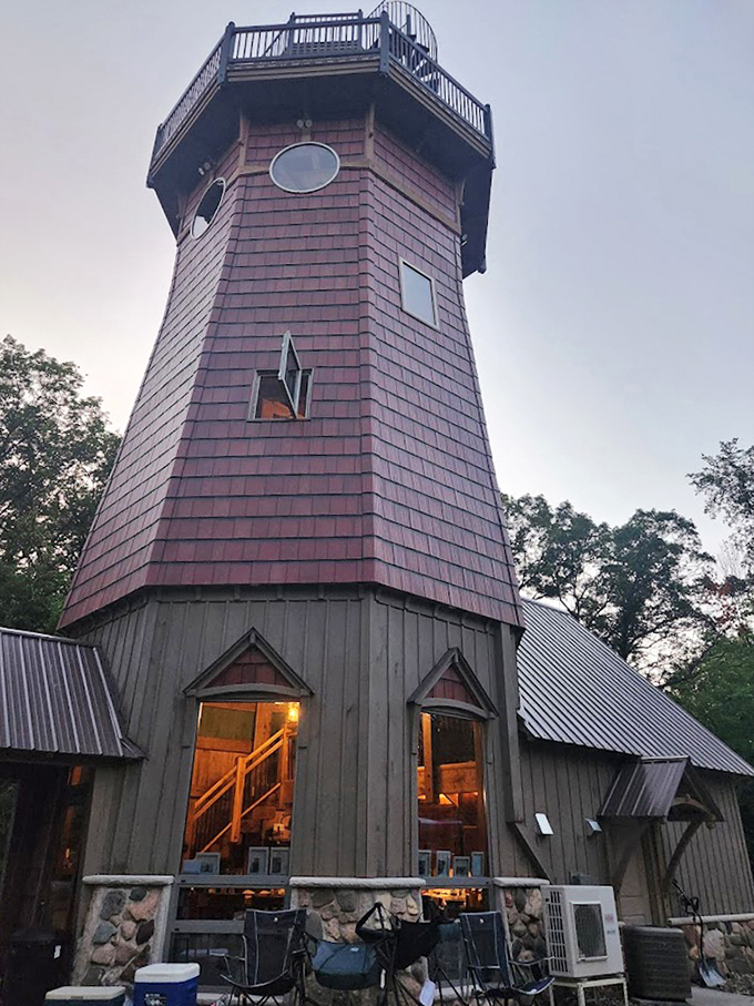 This architectural marvel combines whimsy with craftsmanship &ndash; who says lighthouses belong only on rocky shores?