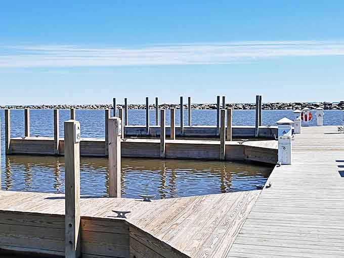 Where boats rest and waterside dreams begin&mdash;slip into the rhythm of coastal life at this peaceful marina.