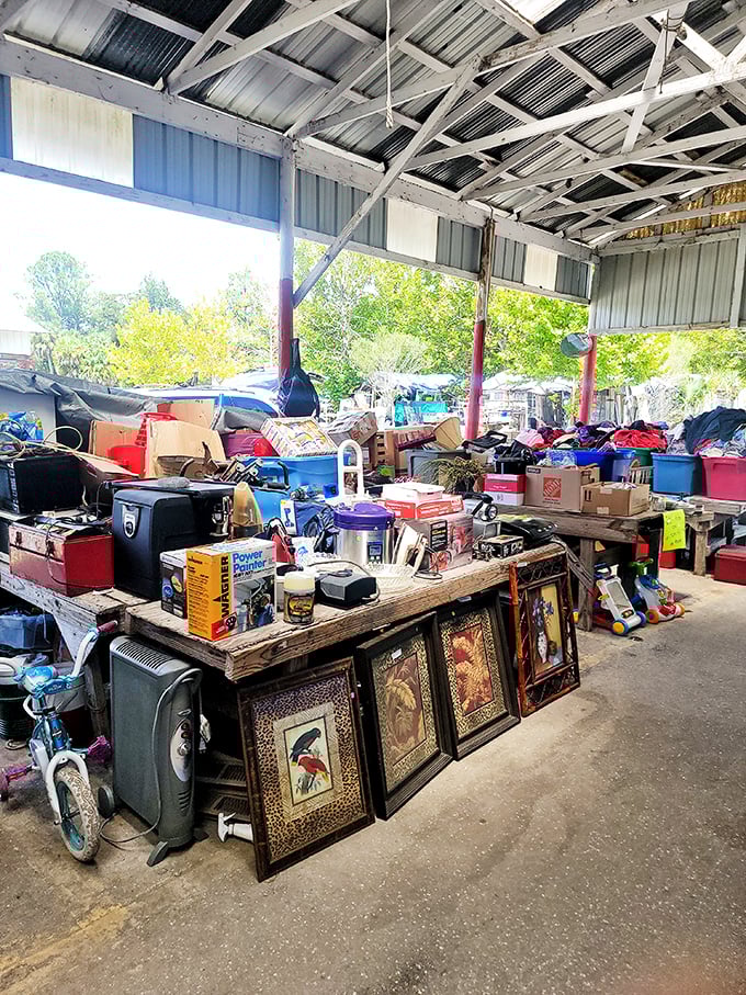 Ready to haggle? You never know what treasures you’ll uncover in all these booths at the Waldo Flea Market!