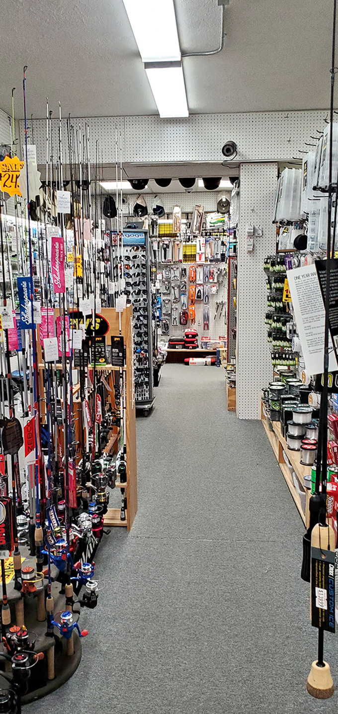 Fishing Rod Aisle: Wisconsin's love affair with lakes continues indoors, where future fishing tales are just waiting to be equipped.