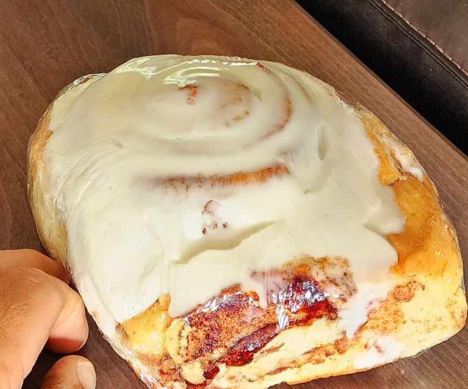 Sweet dreams are made of this &ndash; Lawry's massive cinnamon roll could feed a family, but you'll want it all to yourself.