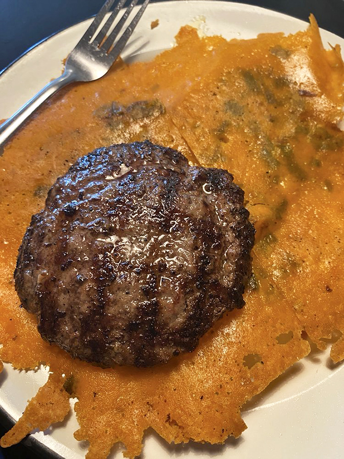 The jalape&ntilde;o cheddar burger arrives like a towering monument to beef, with enough kick to wake up your taste buds.