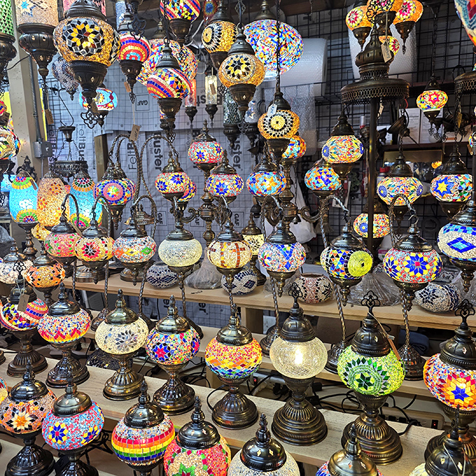 A kaleidoscope of light! These intricate mosaic lamps transform ordinary rooms into magical spaces with their colorful, dancing patterns.