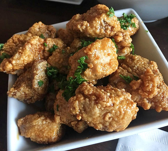 Pork Nuggets: Golden-brown nuggets of joy that make you wonder why you ever wasted time on chicken versions. Crispy outside, tender inside!