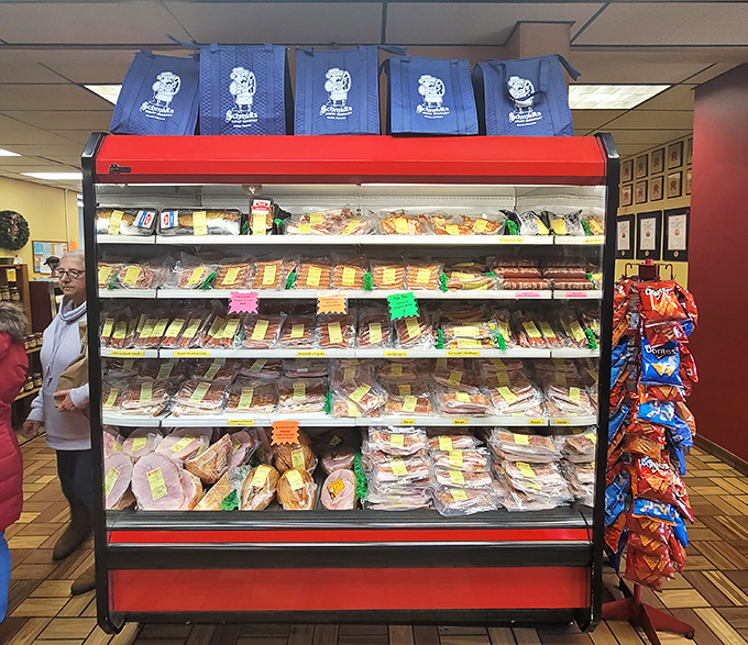 Sausages lined up like soldiers ready for duty &ndash; each one a testament to generations of German butchery expertise.