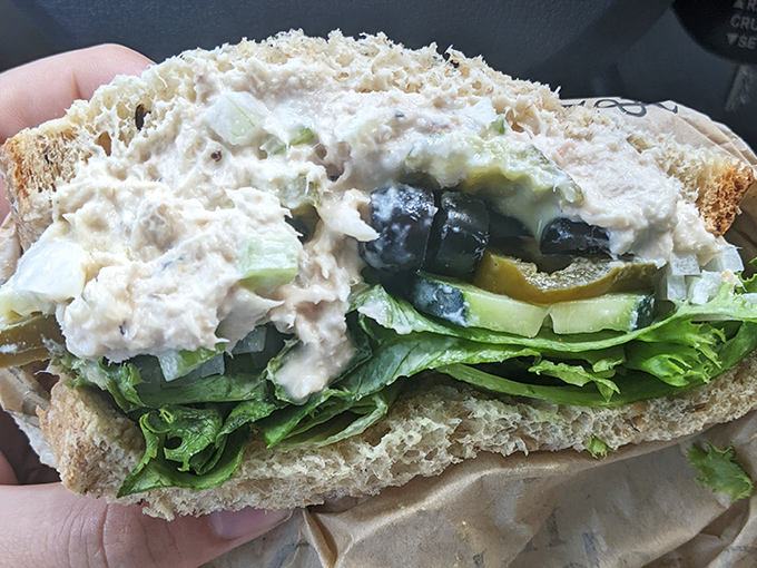 Tuna salad that respects itself and you &ndash; chunky, fresh, and miles beyond the sad cafeteria version you remember.