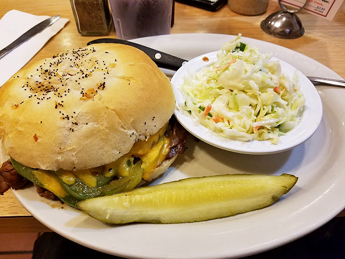 This isn't just a sandwich; it's architecture with flavor. The perfect balance of meat, cheese, and toppings on bread that knows its supporting role.