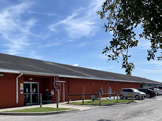 You'll find everything from antiques to fresh produce under this big roof. Enjoy shopping at the Red Barn in Bradenton!