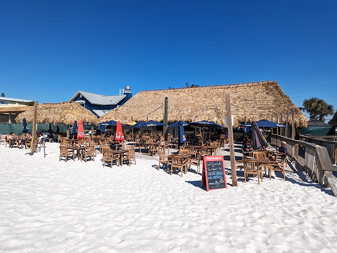 Beachfront casual at its best. Gulf Drive Cafe's laid-back vibe and prime location make it the perfect spot for a relaxed meal after a day of sun.