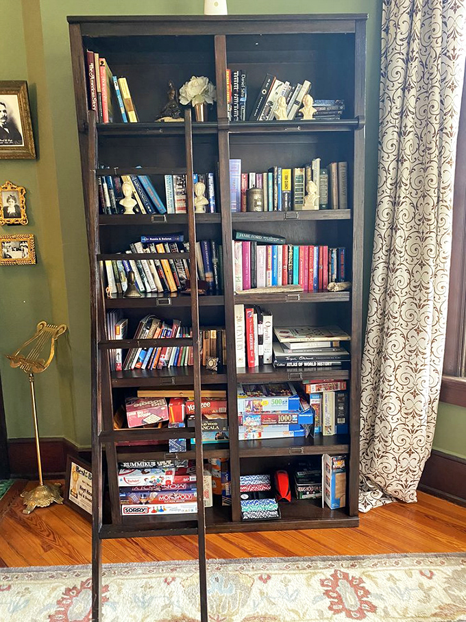 A literary treasure trove awaits curious minds, with shelves stocked for everything from casual browsing to serious page-turning adventures.