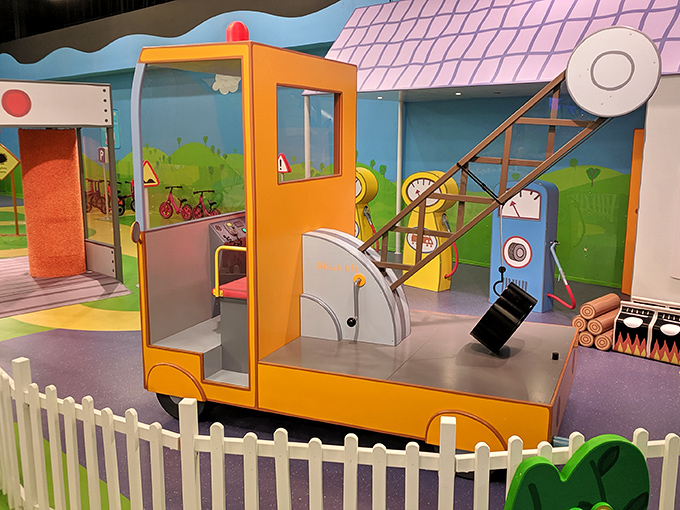 At Granddad Dog's Garage, future mechanics diagnose imaginary engine troubles with the seriousness of heart surgeons. No actual cars were harmed in the process.