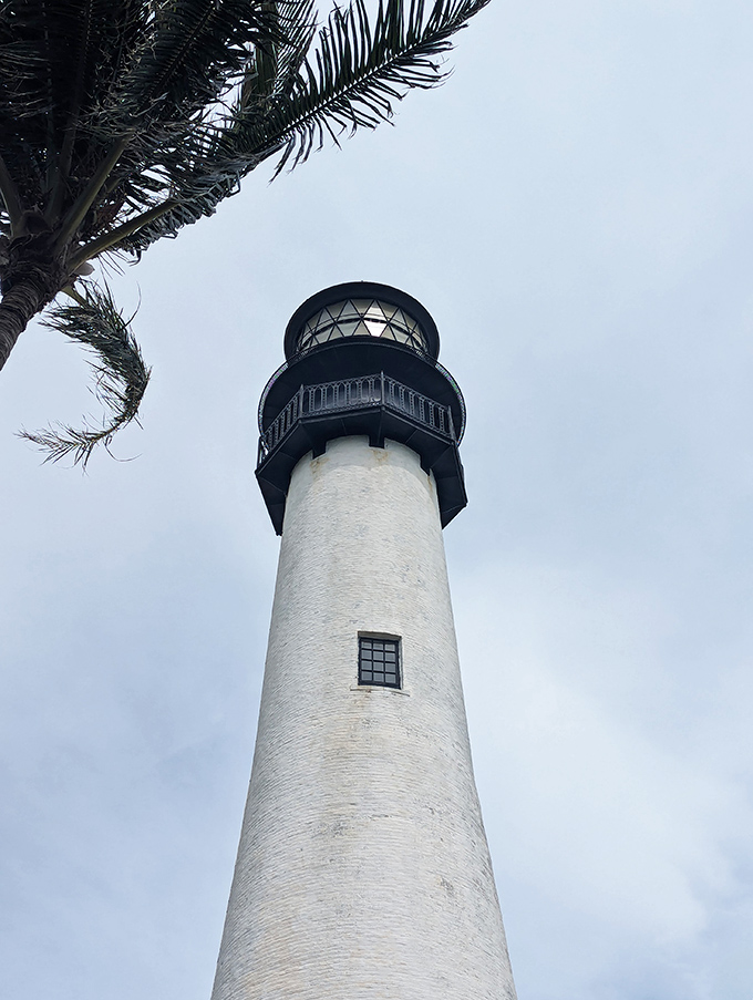 Looking skyward from inside reveals the lighthouse's ingenious design &ndash; a spiral staircase that's been challenging visitors' calf muscles for generations.