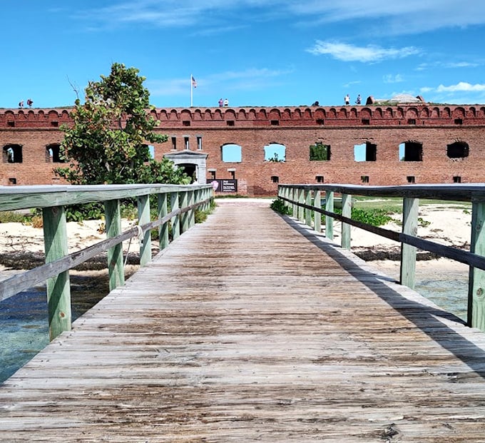 This boardwalk doesn't lead to cotton candy and Ferris wheels, but something far better – your gateway to 19th-century military ingenuity.