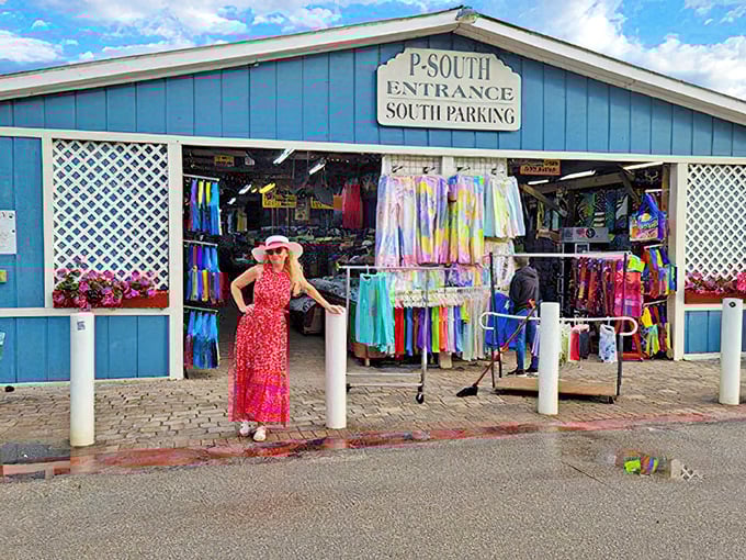 Time to shop! You'll love the bright colors and unique clothing waiting for you at the Daytona Flea & Farmers Market.