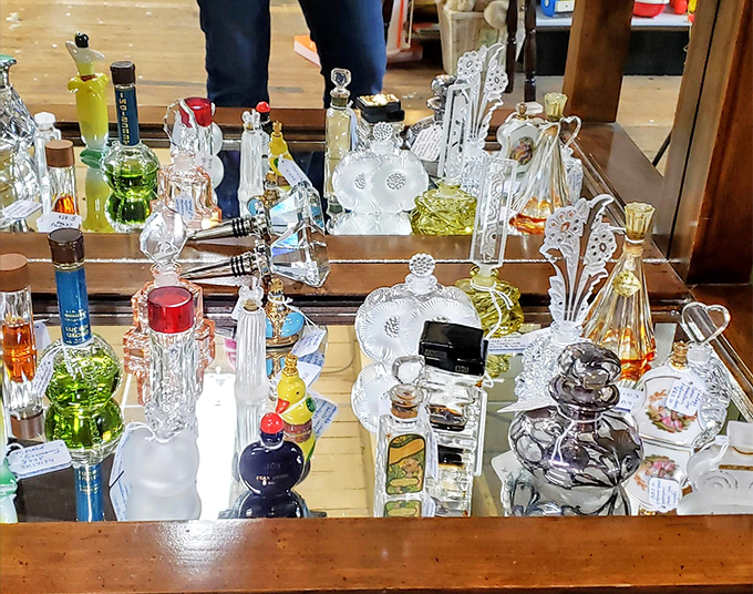 These aren't just perfume bottles &ndash; they're tiny glass time capsules of elegance. Imagine the dressing tables they once graced!