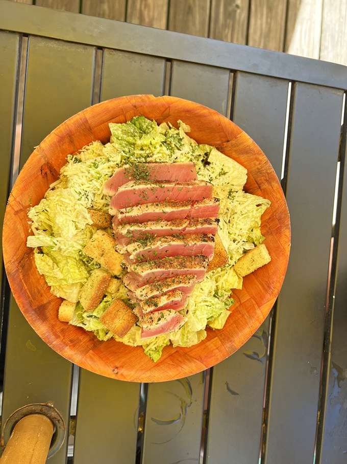 This Caesar salad topped with seared tuna is what salads dream of becoming when they grow up &ndash; sophisticated yet approachable.