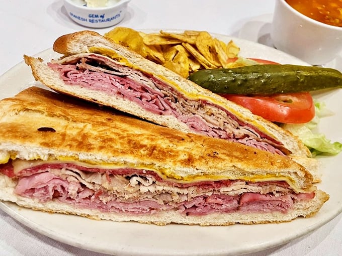 The Cuban sandwich here isn't just lunch &ndash; it's a perfectly pressed historical document of Tampa's multicultural heritage.
