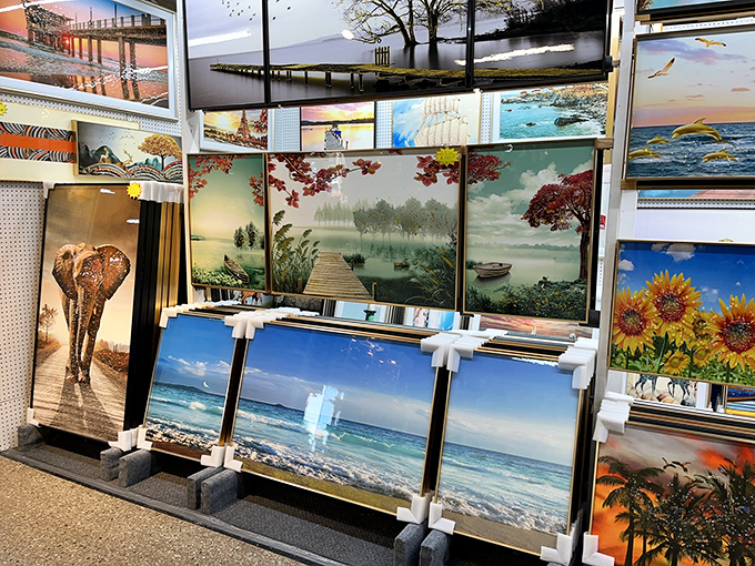 Wall art wonderland! From serene landscapes to vibrant beach scenes, these framed paintings offer windows to other worlds for any décor.