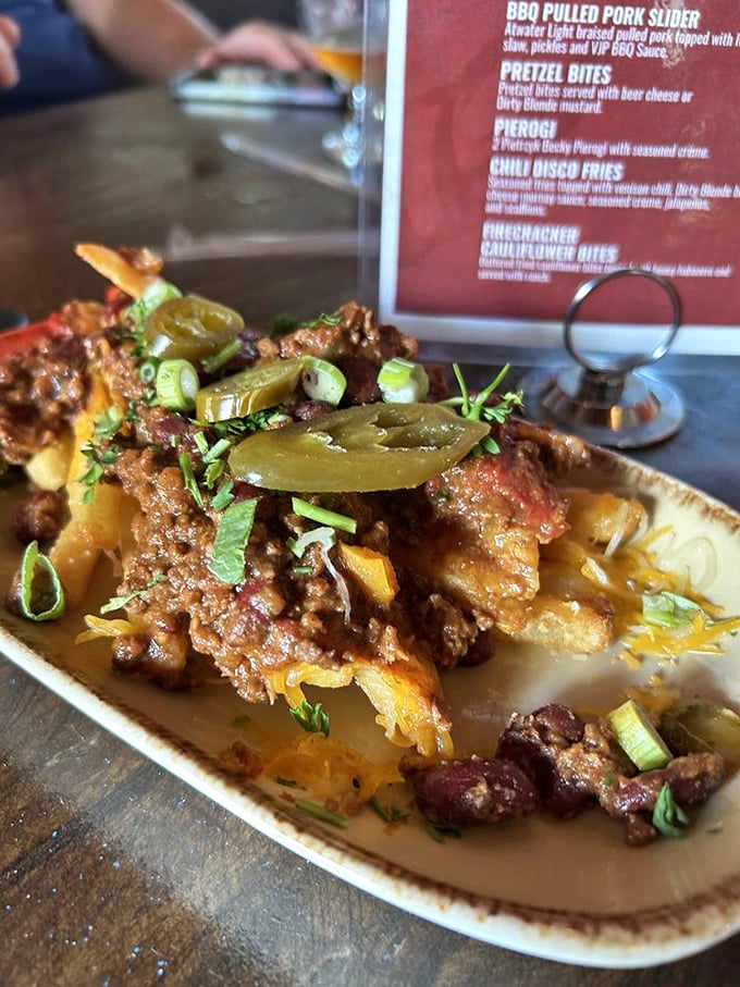 Loaded fries that demand to be shared &ndash; though you'll be tempted to keep them all to yourself as the toppings create flavor in every bite.