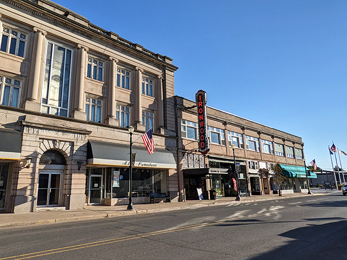 The historic Ironwood Theatre's vertical marquee has been lighting up Suffolk Street since the Roaring Twenties, a beacon of entertainment through depression, war, and Netflix.