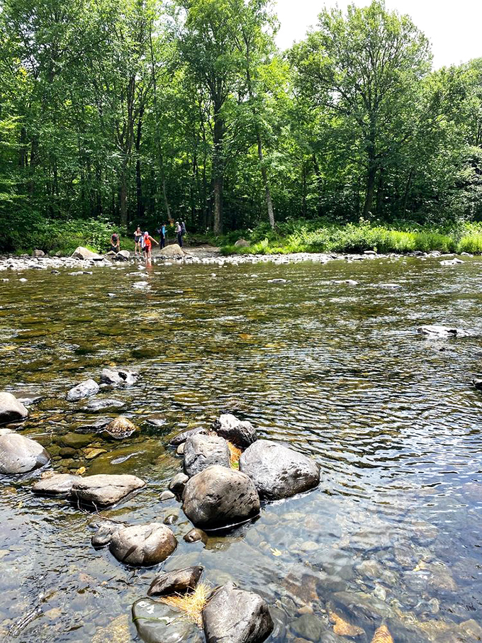 The river crossing marks your passage into wilderness &ndash; a refreshing baptism that separates everyday life from the adventure ahead.