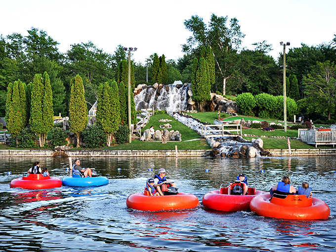 Bumper boats: The perfect opportunity for sibling revenge, disguised as innocent family fun, with everyone getting surprisingly soaked in the process.