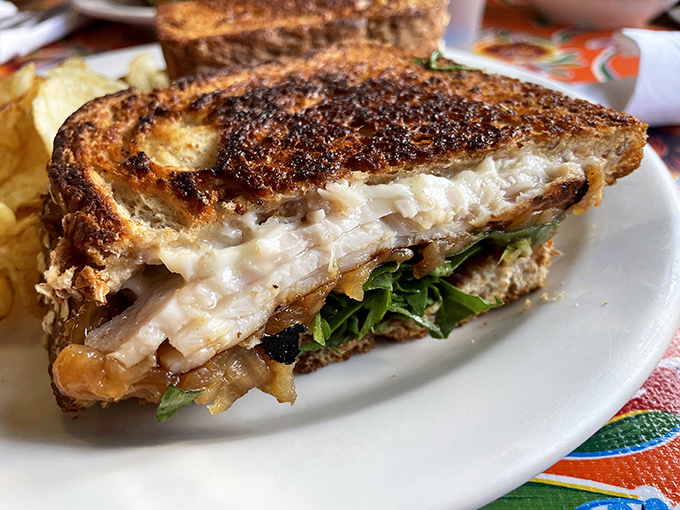 The grilled cheese of your dreams &ndash; perfectly toasted bread giving way to a molten interior that makes adulting worthwhile.