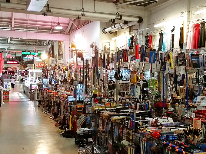 Inside this South Florida institution, colorful vendor stalls create a carnival-like atmosphere where treasure hunting feels like an adventure.