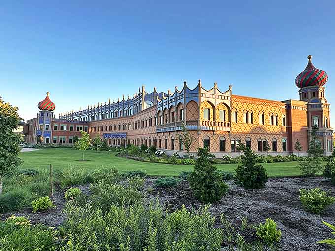 This Jules Verne-inspired building features ornate details and fantastical architecture that would make Captain Nemo himself want to set up an office here.