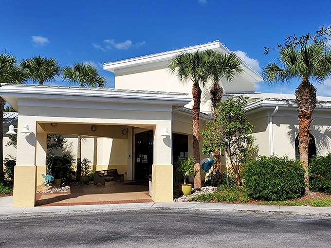 The library stands as a community cornerstone &ndash; architectural charm housing adventures bound in paper rather than admission tickets.