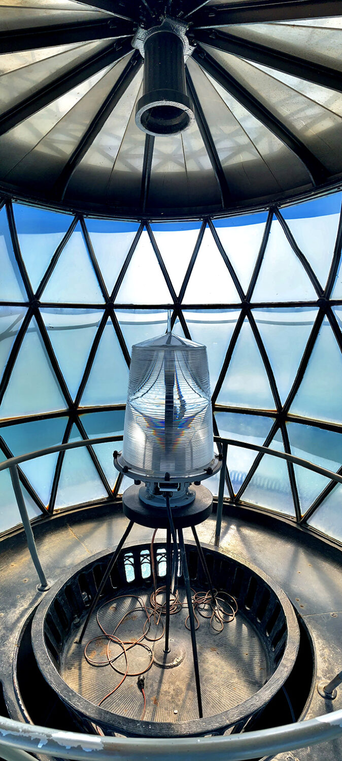 The lighthouse's beating heart &ndash; a precision instrument that once guided countless mariners safely past treacherous reefs with its faithful beam.