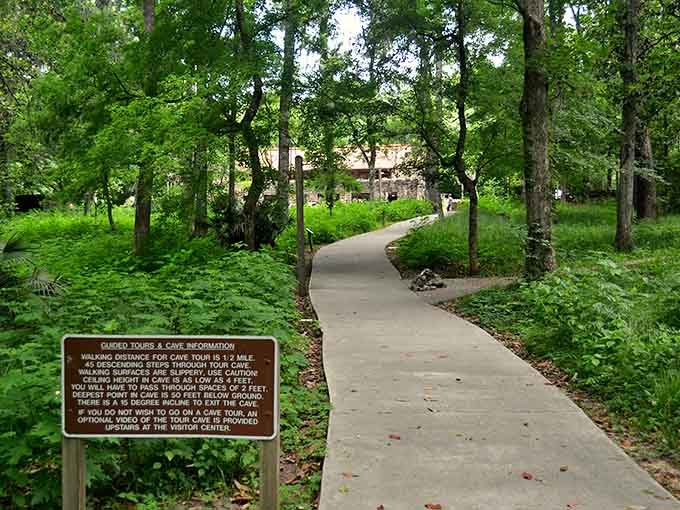 The paved walkway makes exploring accessible, because adventure shouldn't require mountain climbing skills or a sherpa.