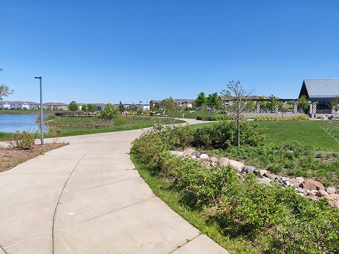 Summer reveals the park's other personality, with splash pads and green spaces replacing ice and snow in nature's ultimate costume change.