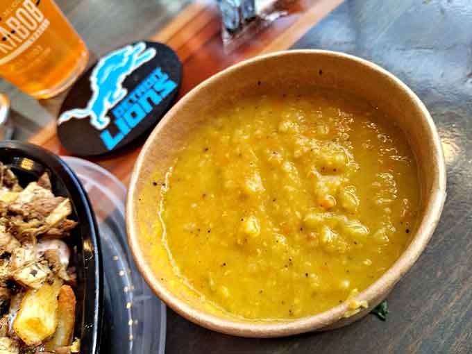 Golden lentil soup that warms you from the inside out, perfect for Michigan's unpredictable weather.