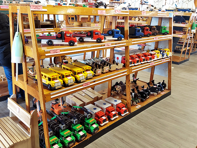 Childhood nostalgia meets craftsmanship in these wooden vehicles &ndash; toys built to last generations rather than break after a season.