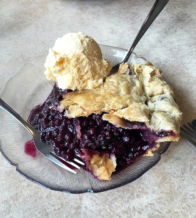 Wild blueberry pie &agrave; la mode &ndash; where Maine's favorite fruit meets vanilla ice cream in a romance for the ages.