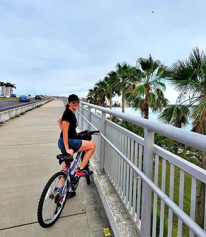 Cycling the causeway delivers the perfect Florida trifecta: sunshine, sea breeze, and views that make stopping mandatory.