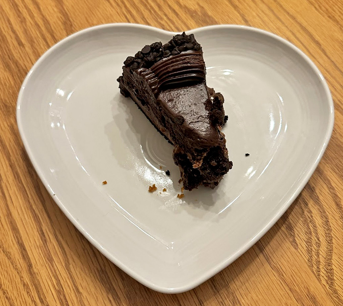 Chocolate cake so rich and decadent it should probably come with a warning label and a glass of cold milk.