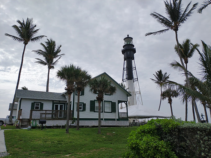 Standing on its own little island, this black and white beauty offers exclusive tours and views that'll take your breath away.