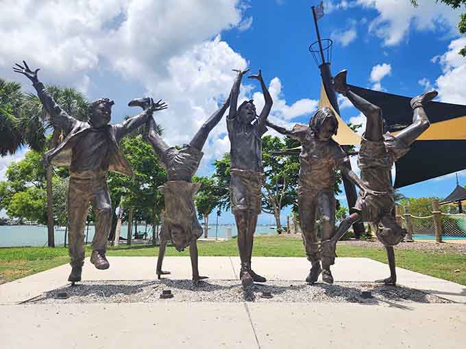 Bayfront Park provides stunning water views and the perfect spot to contemplate why you don't live here year-round.