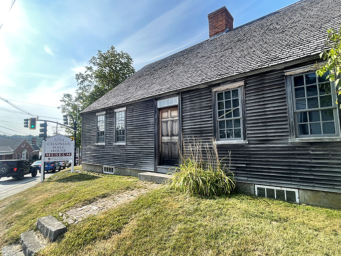 Chapman-Hall House stands as a weathered sentinel of colonial history. If these walls could talk, they'd need several volumes.