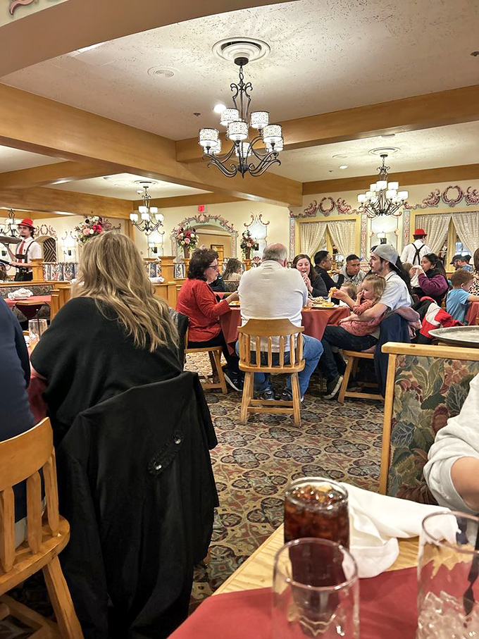 The dining room buzzes with conversation and laughter as families gather for a meal that's more than food &ndash; it's an experience.