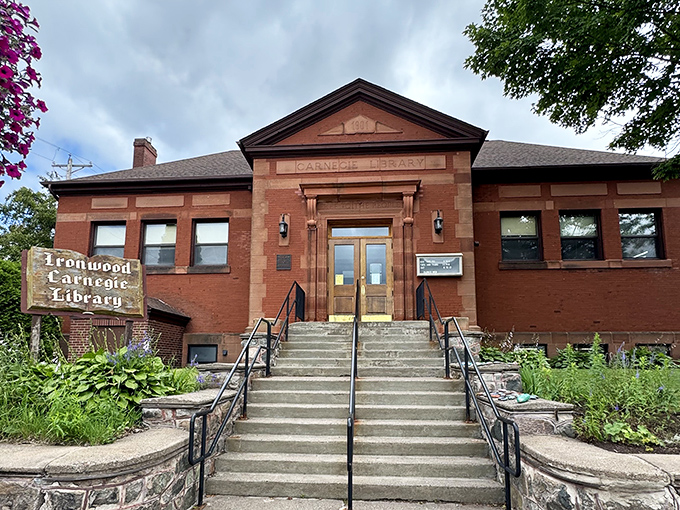 The Ironwood Carnegie Library isn't just about books &ndash; it's a red brick time capsule where local history lives between classic architecture and modern purpose.