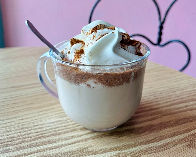 Mexican coffee that's basically dessert in disguise &ndash; hot coffee layered with chocolate and crowned with whipped cream and cinnamon.