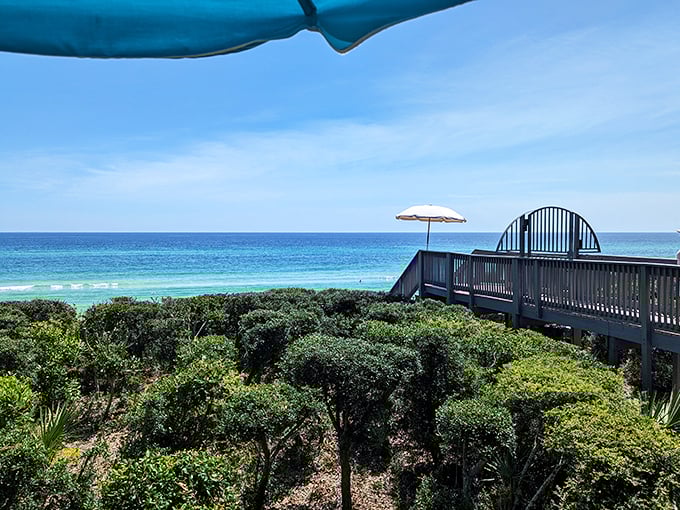 Coastal living at its finest – where every building seems designed specifically for your vacation Instagram feed.